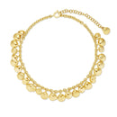 18k Yellow Gold Shell Charm Choker Necklace | CADAR